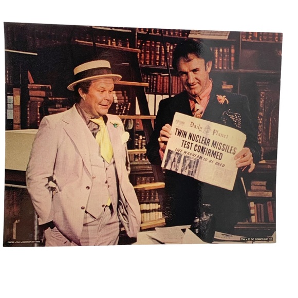 DC Comics | Art | 978 Dc Comic Superman Lithograph Movie Still Gene ...